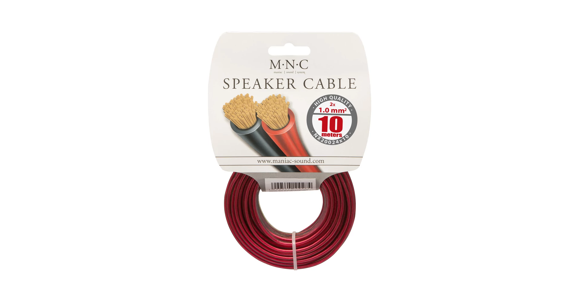 MNC kéteres vezeték, kábel 2 x 1mm, 10 méteres kiszerelés - GloInt - V ...