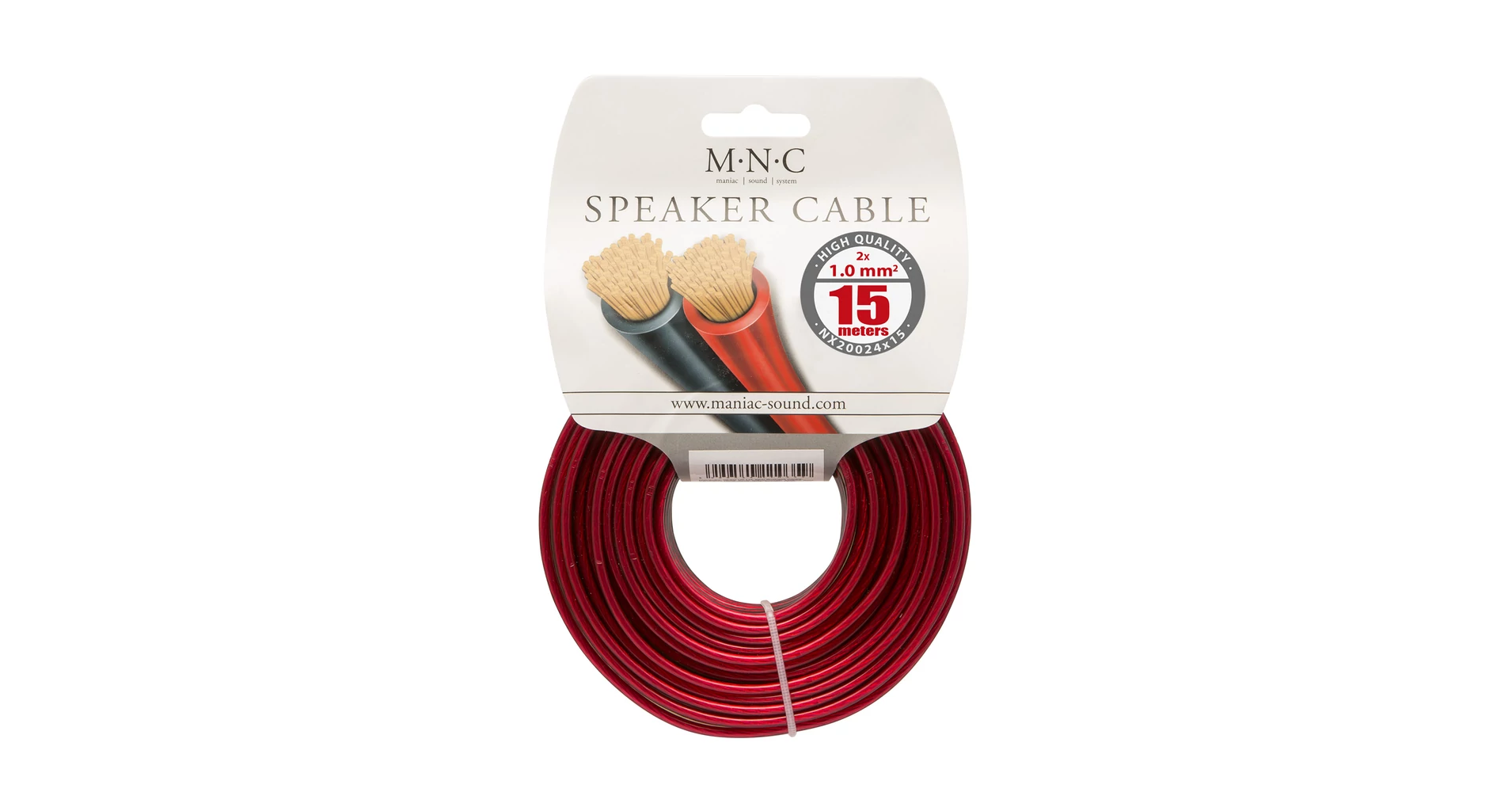 MNC kéteres vezeték, kábel 2 x 1mm, 15 méteres kiszerelés - GloInt - V ...