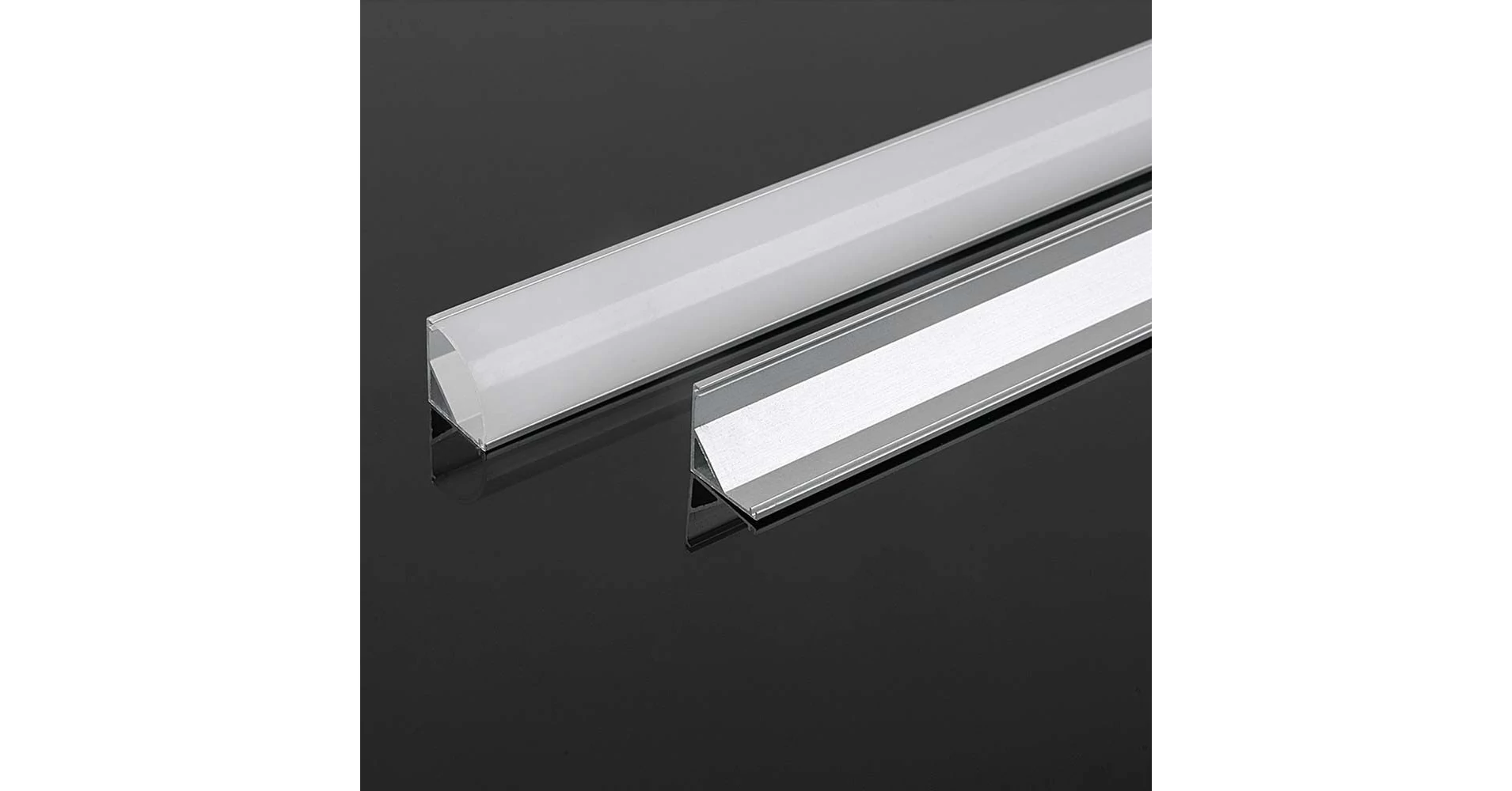 V-TAC sarok alumínium LED szalag profil fehér fedlappal 2m - SKU 10322 ...